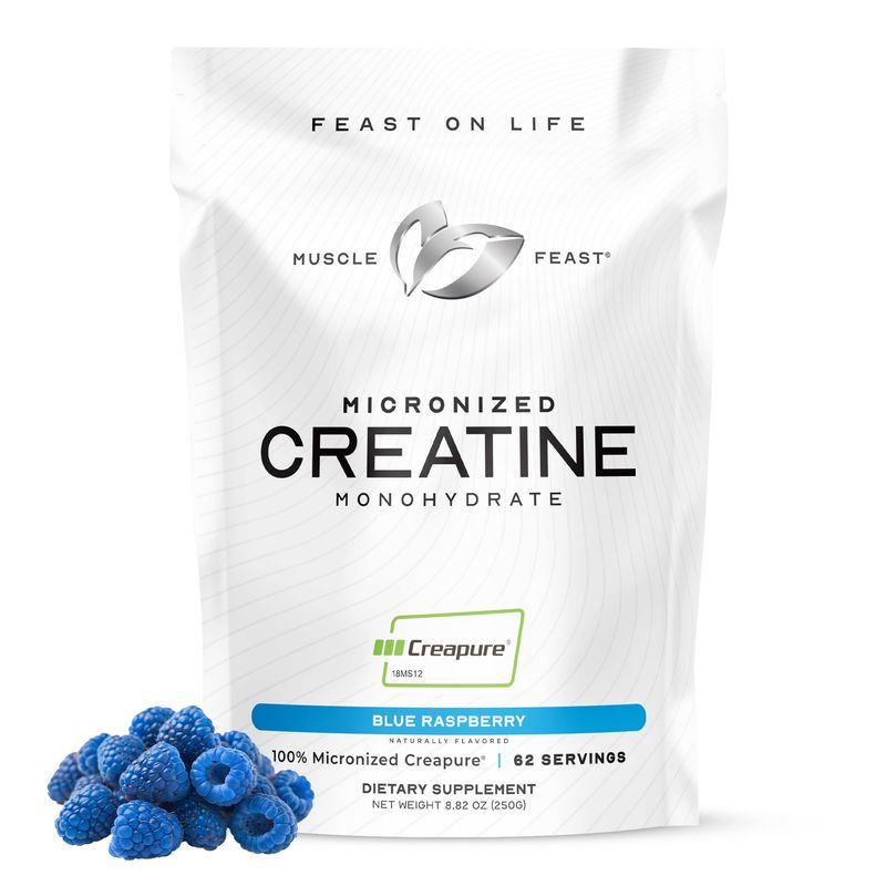 Muscle Feast Creapure - Micronized Creatine Monohydrate Powder | Premium Pre-Workout or Post ...