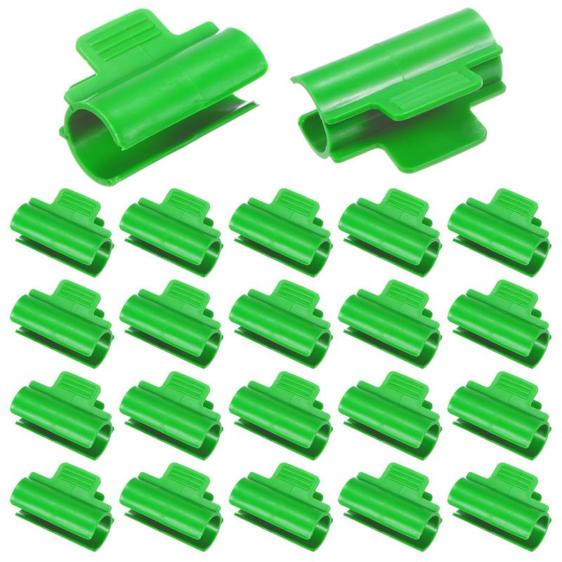 M METERXITY 40-Pack Greenhouse Clamps for 1 Inch PVC Pipe, Greenhouse ...