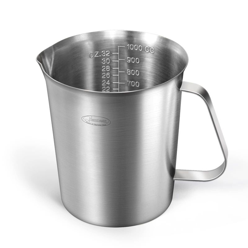 Measuring Cup, [Upgraded, 3 Measurement Scales, Including Cup Scale, ML ...