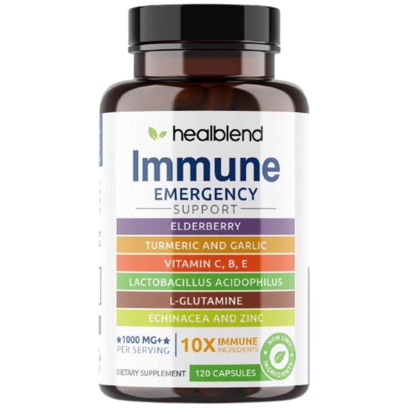 10 in 1 Immune Support Supplement Booster with Elderberry, Zinc ...