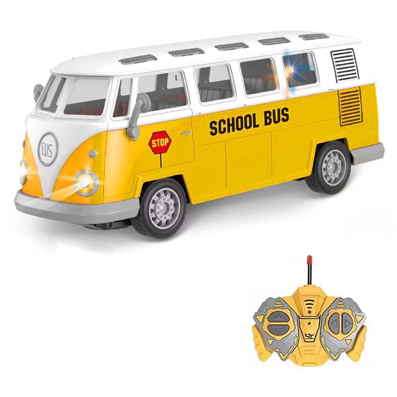 SNACKTANT RC School Bus for Kids - Remote Control Toy Classic School ...