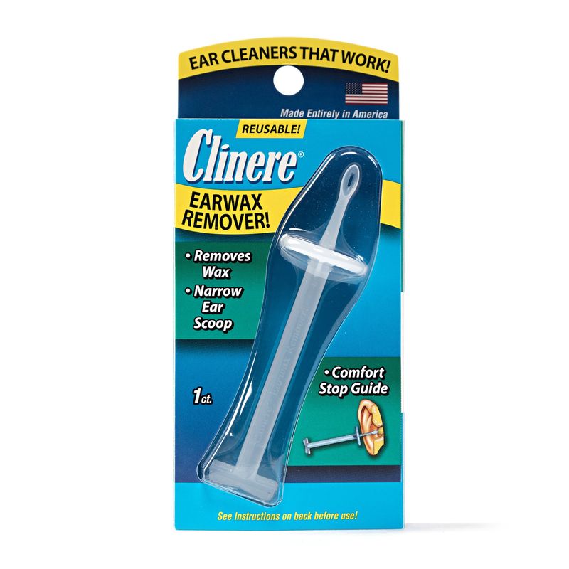 Clinere Ear Cleaner Earwax Remover Reusable Tool with Comfort Guide ...