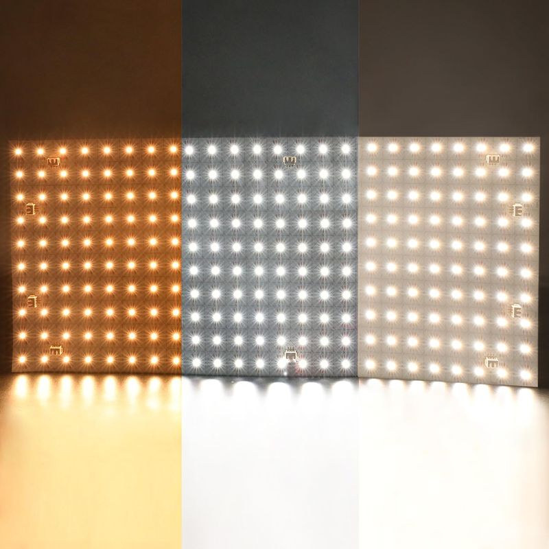 SuperlightingLED Dual White Flexible Cuttable LED Light Sheet 19""x9.5 ...
