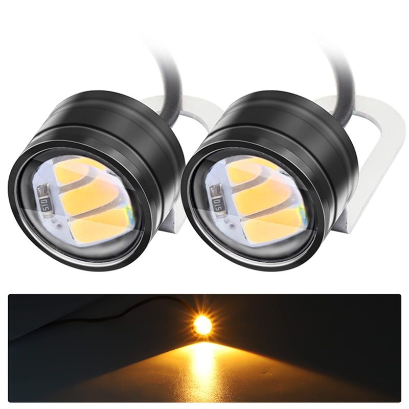 Biqing Eagle Eye LED Light Yellow,Universal 12V 9W DRL Fog Light ...