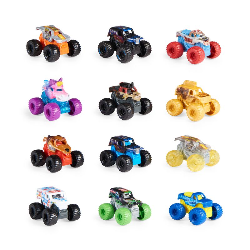 Monster Jam, Official Mini Mystery Collectible Monster Truck 12-Pack, 1 ...
