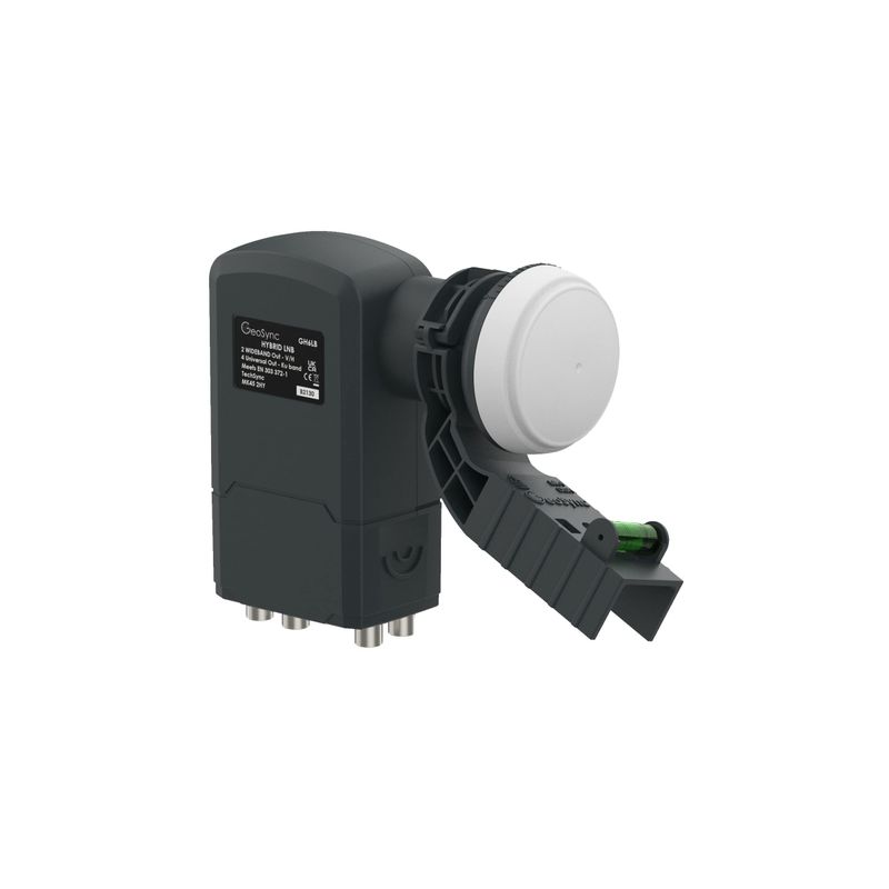 GeoSync Hybrid LNB 6 Output - 2 x Wideband and 4 x Quad - with Sky ...