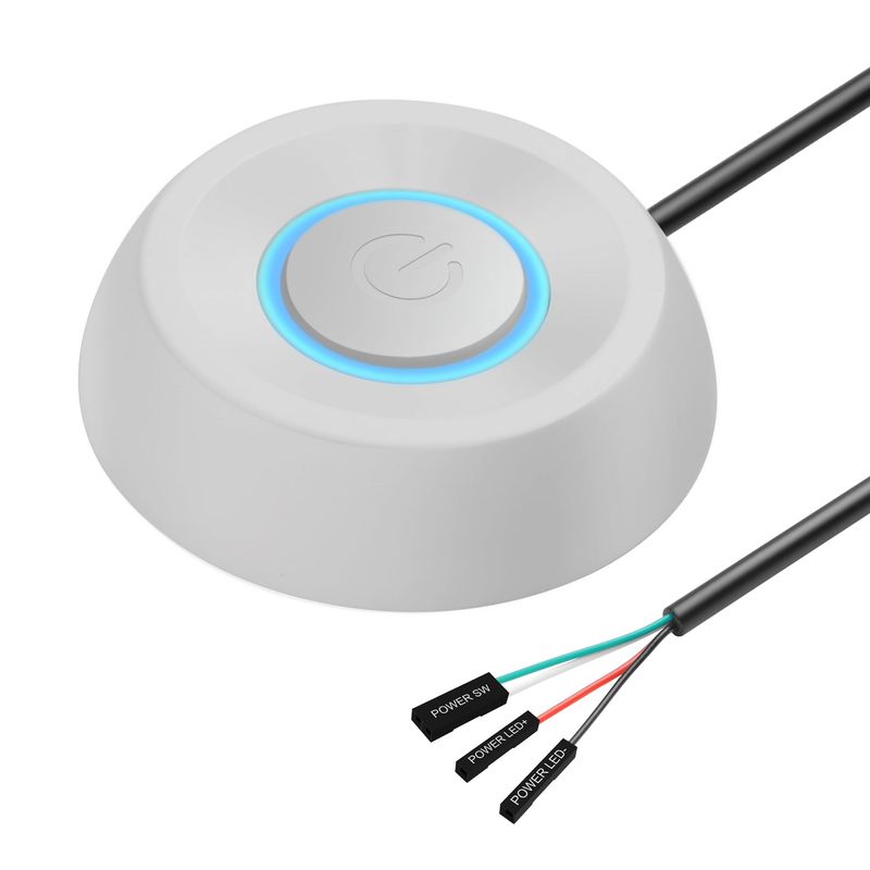 SinLoon PC Power Button Cable PC Power Button Switch for Easy Start 6 ...