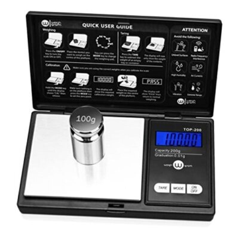 Gram Scale, MINI Scale Digital Pocket Scale,200g x 0.01g,Digital 200g / 0.01 - Online ...