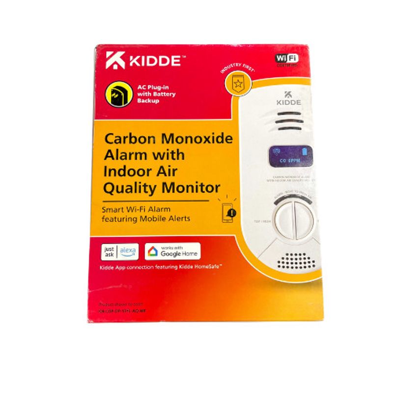 Kidde Smart Wifi Plug-In Carbon Monoxide Detector and Indoor Air ...