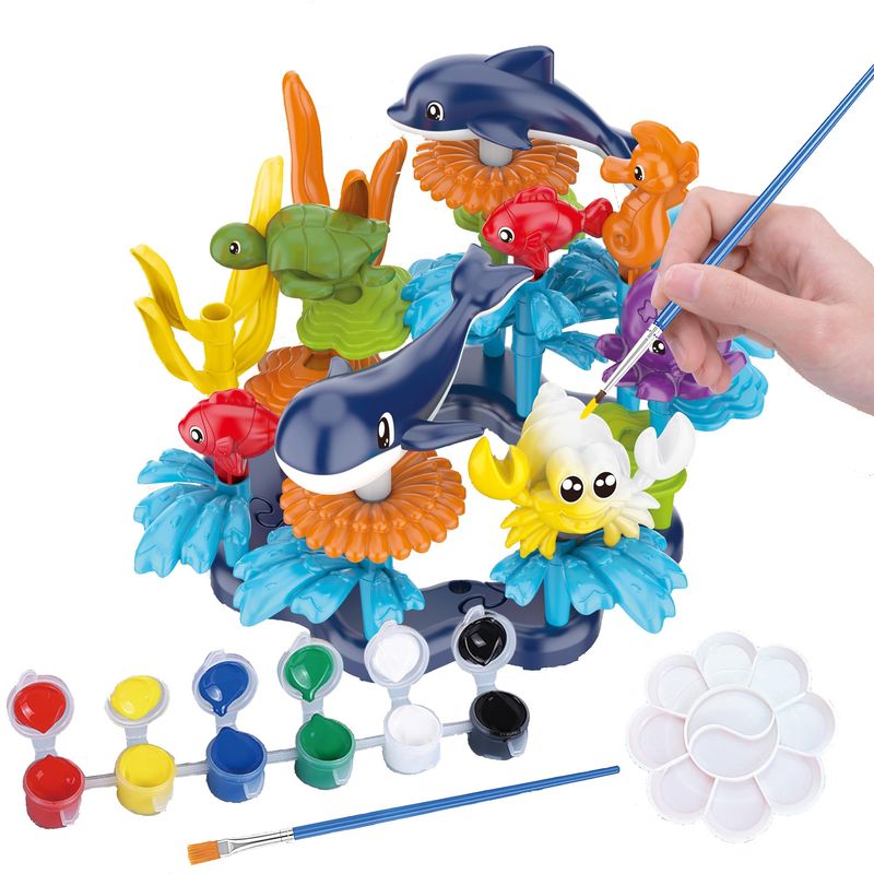 KC Republic Ocean Reef Sea Creatures 37pcs Water Washable Painting ...