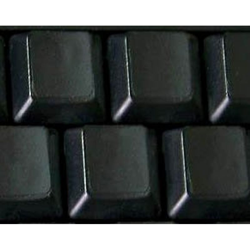 Blank Keyboard Stickers Non Transparent Black Background - EveryMarket