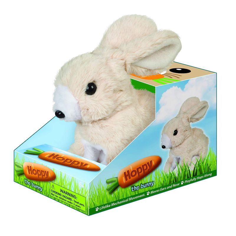 Westminster, Inc. Hoppy the Bunny - Cute, Cuddly, Plush Battery ...
