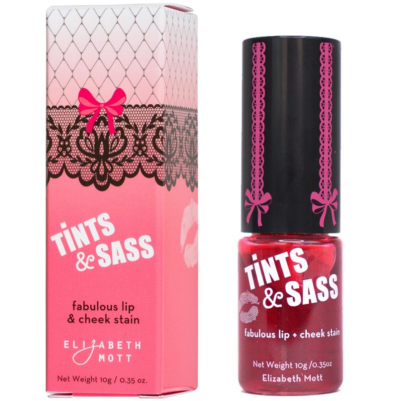 Elizabeth Mott Tints & Sass Rosy Lip Stain and Cheek Tint – Long ...