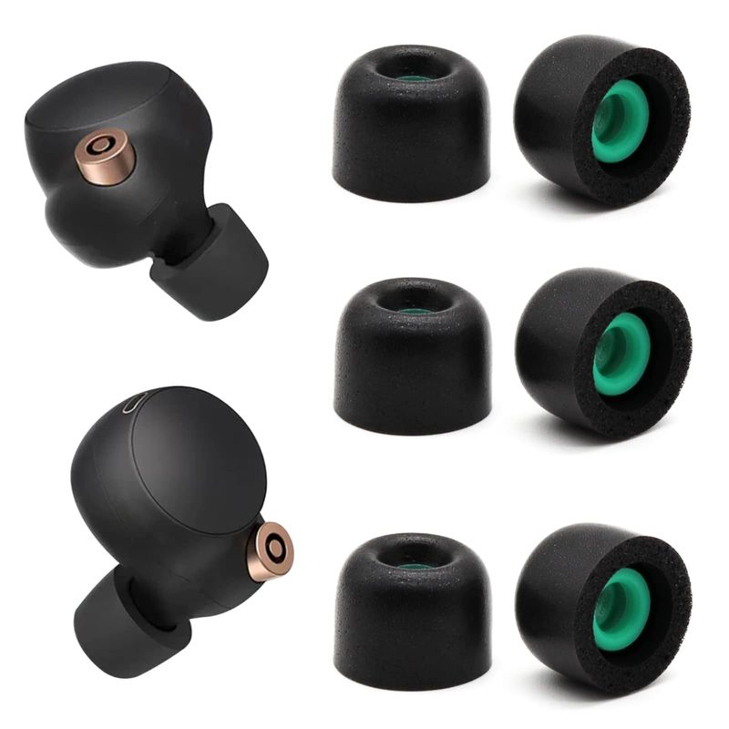 Memory Foam Eartips Ear Buds for Sony WF-1000XM4 Ear Tips Replacement ...