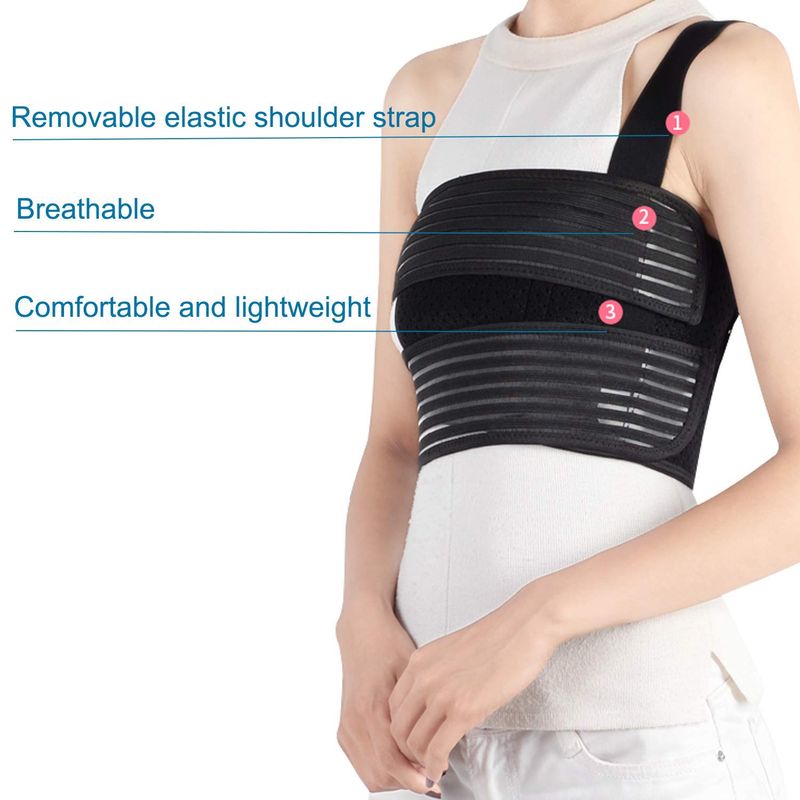 Solmyr Broken Rib Brace, Rib Belt for Men and Women, Rib Cage Protector ...