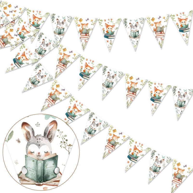 Jollyboom Storybook Baby Shower Decorations, 3pcs a New Chapter Begins ...