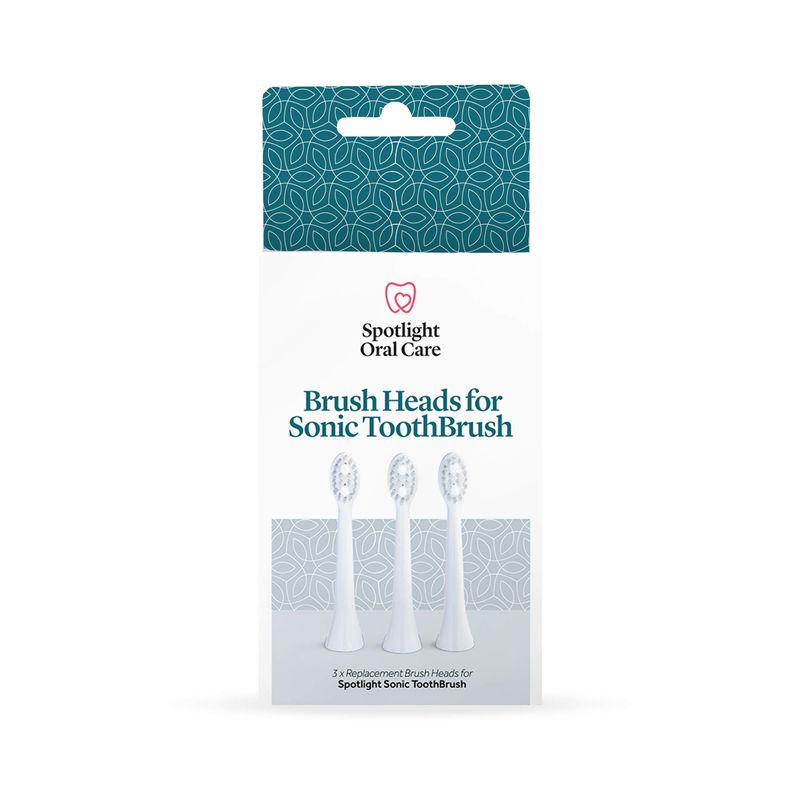 Spotlight Oral Care Sonic Toothbrush Replacement Heads | Gentle ...