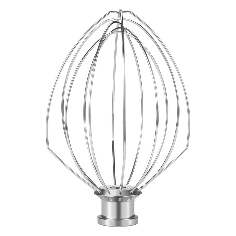 K5AWW Dishwasher Safe Whisk Attachment Stainless Steel 6 Wire Whip Fits ...