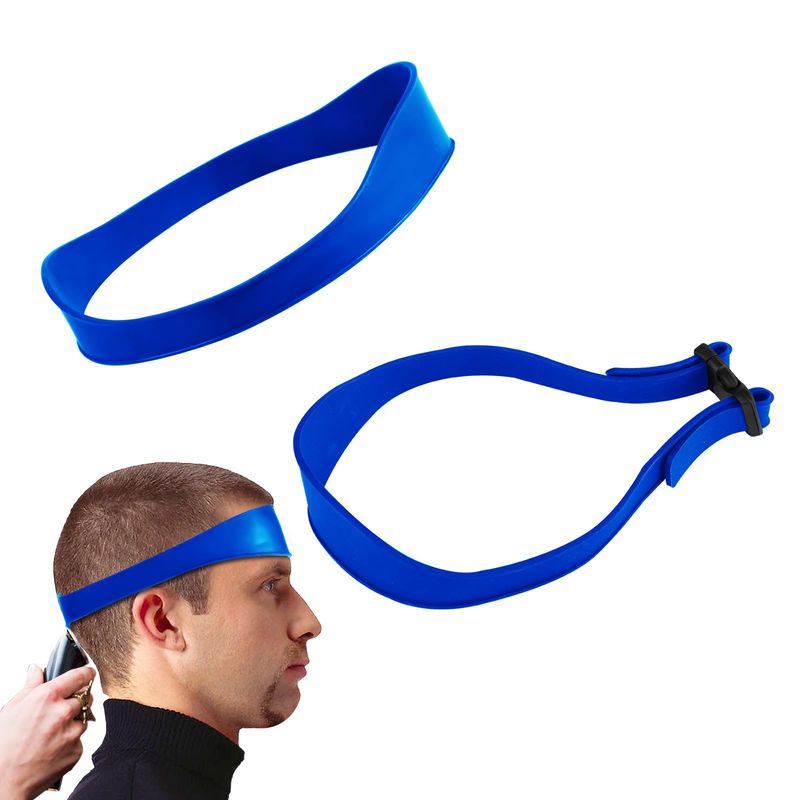 Hair Trimming Guide, Blue Adjustable Hair Cut Guides Fade Guide Tool ...