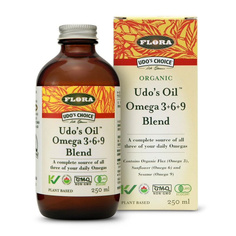 Organic Udo's Oil 8.5 fl oz (250 ml) / [Organic JAS Certified] Organic Blend Oil from Production ...