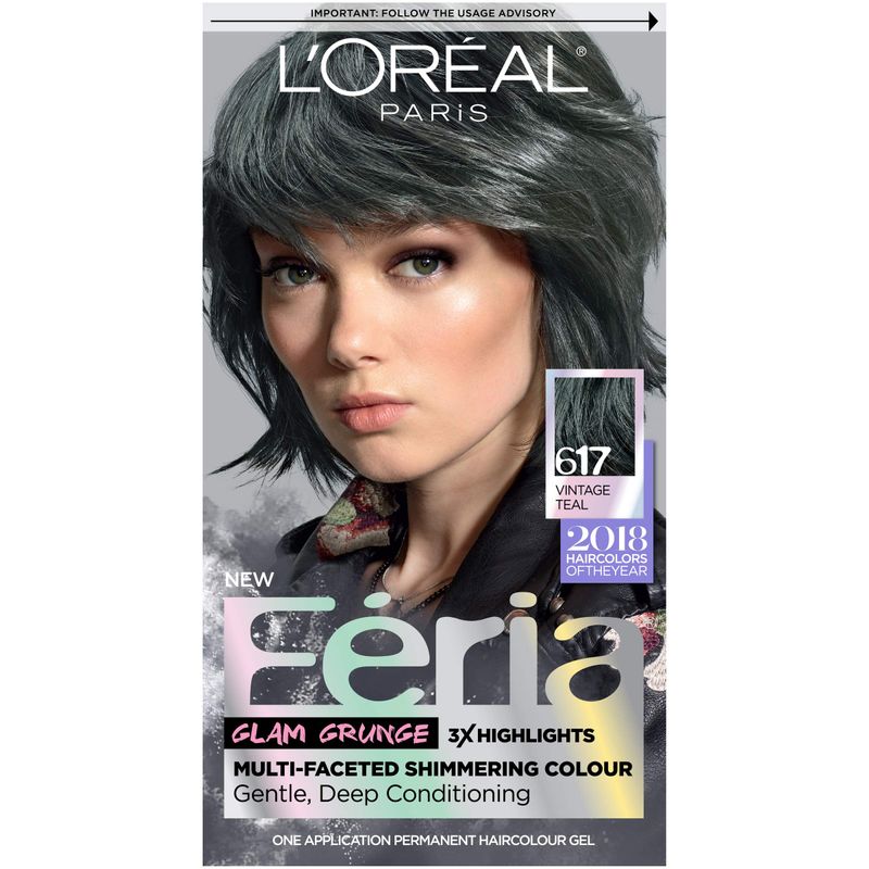L'Oreal Paris Feria Multi-Faceted Shimmering Permanent Hair Color, 617 ...