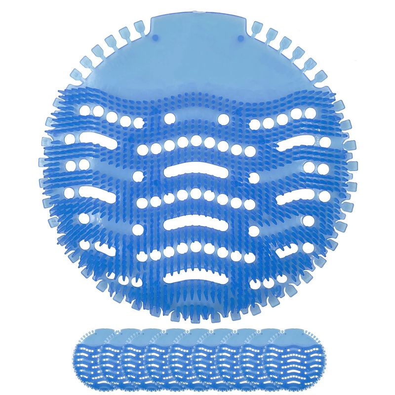 Pack of 10 Urinal Screen Splash Mats, Odour Neutraliser Urinal Splash ...