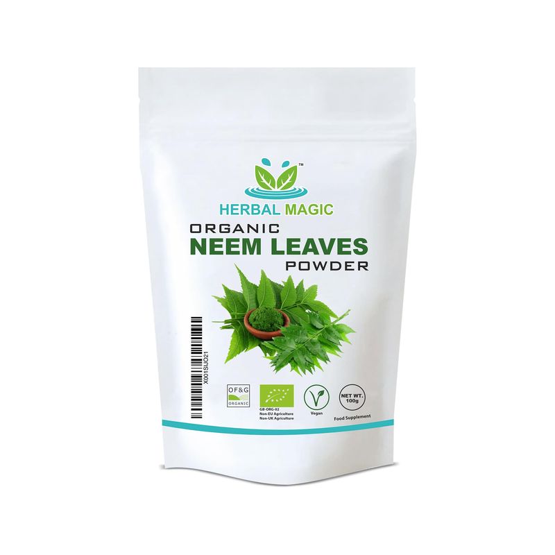 Herbal Magic's Organic Neem Leaves Powder Face Mask - Sparkle your ...