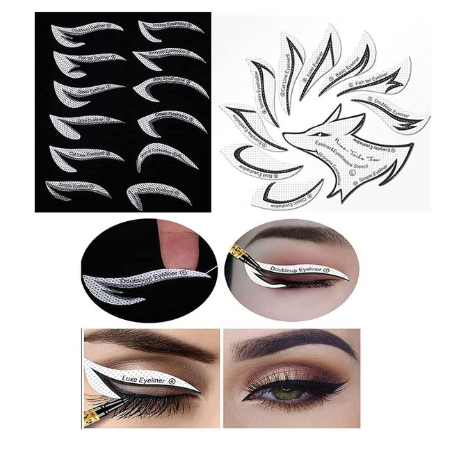 Eyeliner Stencil Template