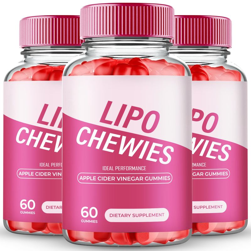 Lipo Chewies Gummies - Advanced Formula Supplement Support, 180 Gummies ...