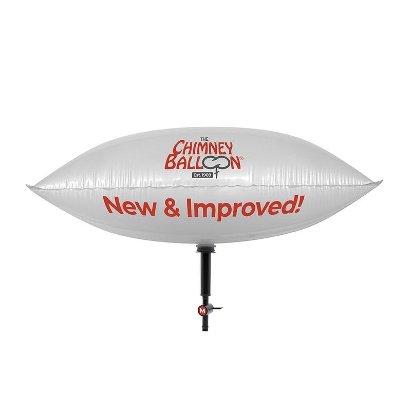 14 x 14 inch Chimney Balloon Chimney Draught Excluder + FREE mouth ...