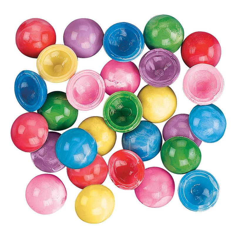 Fun Express Mini Marbleized Rubber Poppers Toys - Bulk Set of 144 Pop ...