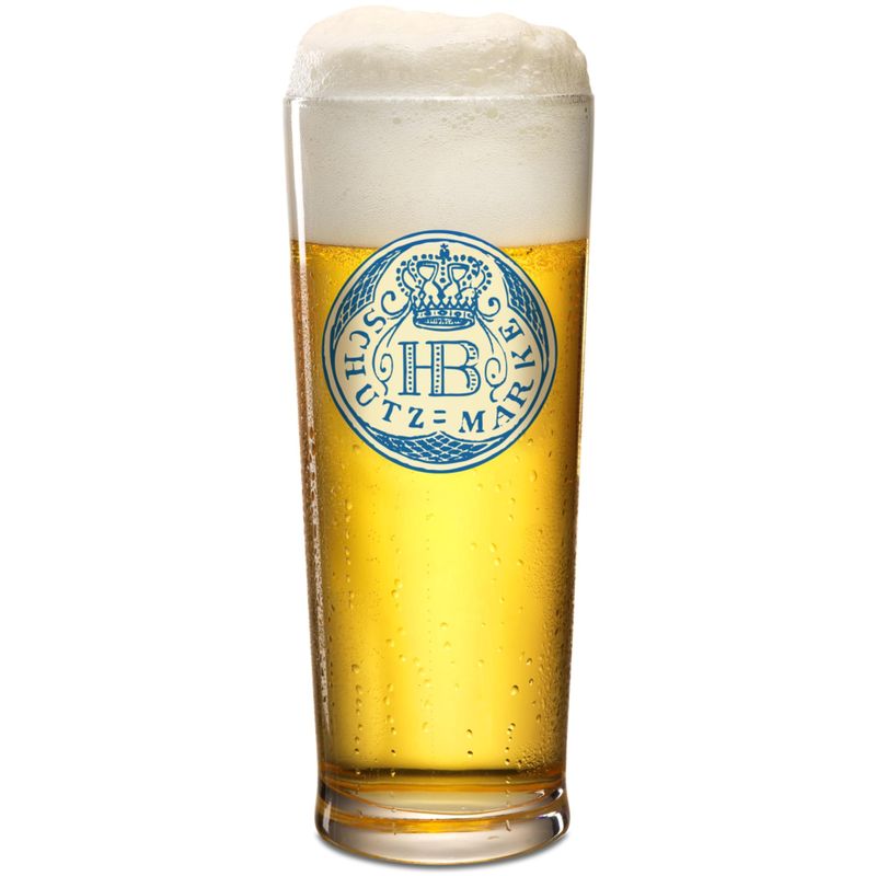 Hofbräuhaus München Germania Becher Schutzmarke 0,5 l Original Bierglas ...