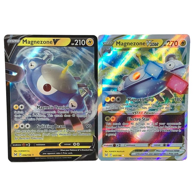 Magnezone V & Vstar Lost Origin Ultra Rare Pokemon Card Set - 056/196-057/196 - Online ...