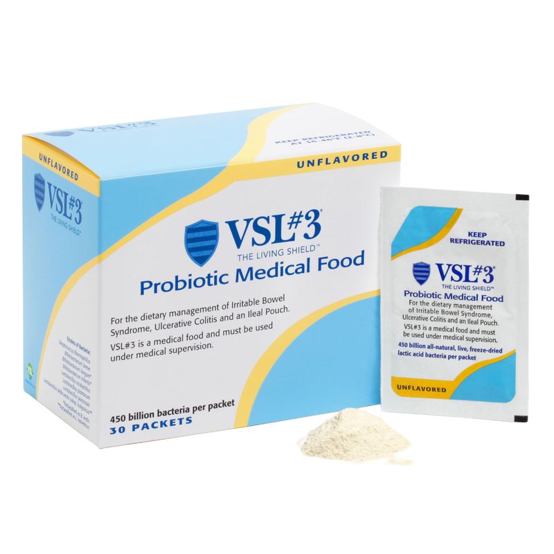 VSL#3 Probiotics for Digestive Health, Probiotic Powder, Medical Food ...