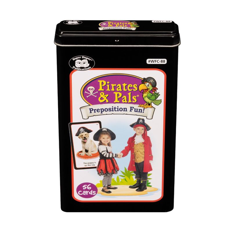 Super Duper Publications | Pirates & Pals Preposition Fun Deck Flash ...