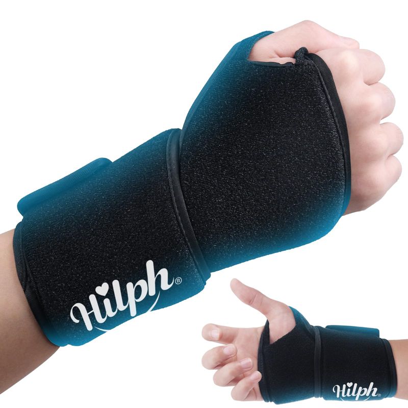 Hilph Wrist Ice Pack Wrap for Carpal Tunnel Relief, Hot & Cold Therapy ...