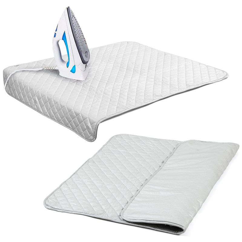 Houseables Magnetic Ironing Mat, Portable Iron Board, Heat Resistant ...