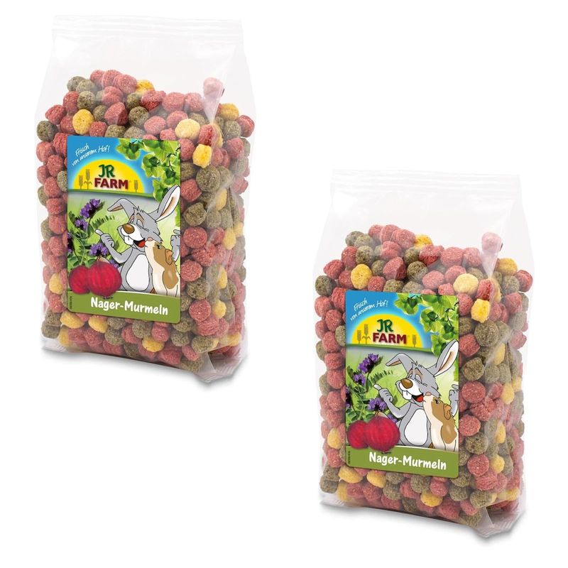 JR FARM Rodent Marbles | Double Pack | 2 x 150 g | Snack for Rodents ...
