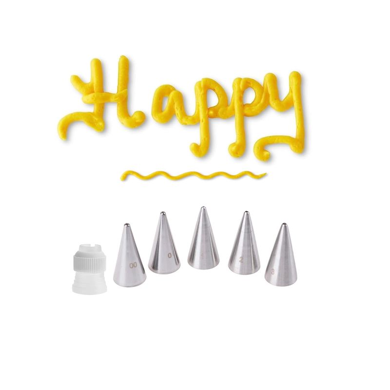 Thin Piping Nozzles with Coupler,Small Piping Tips for Writing,Detail ...