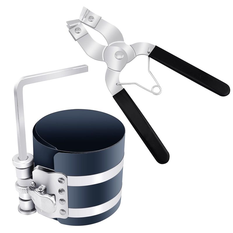 Piston Ring Compressor Installer Removal Tool for Car Engine with ...