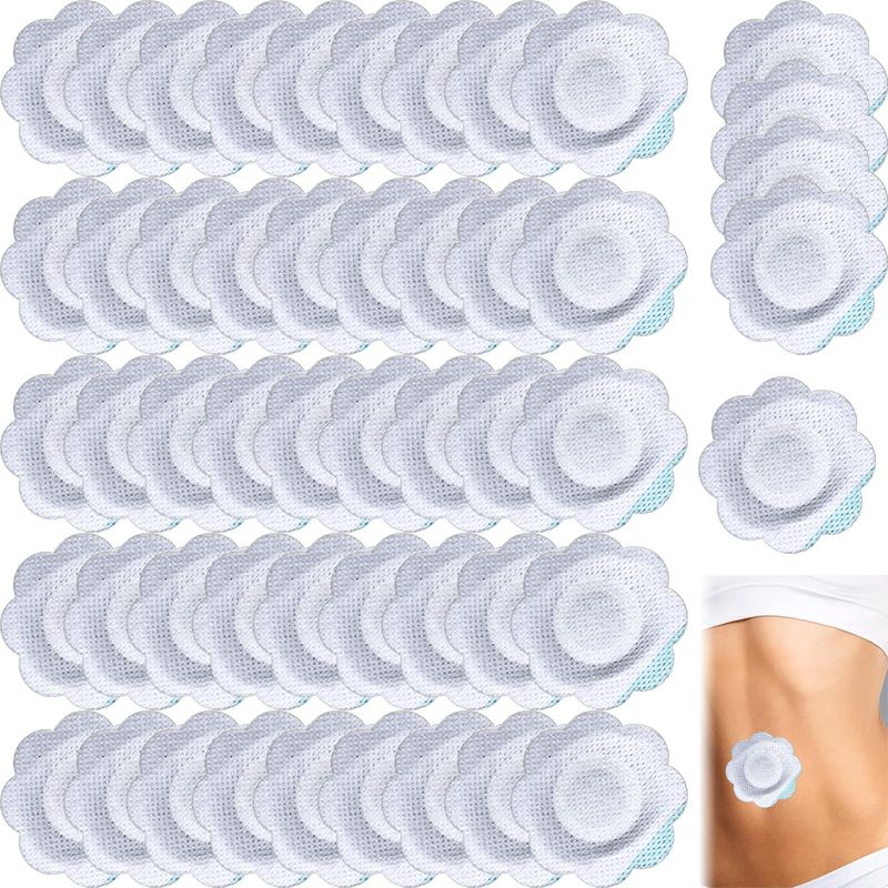 100Pcs Castor Oil Pack Wrap Kit, 2 Style Castor Oil Pack Wrap for Belly ...