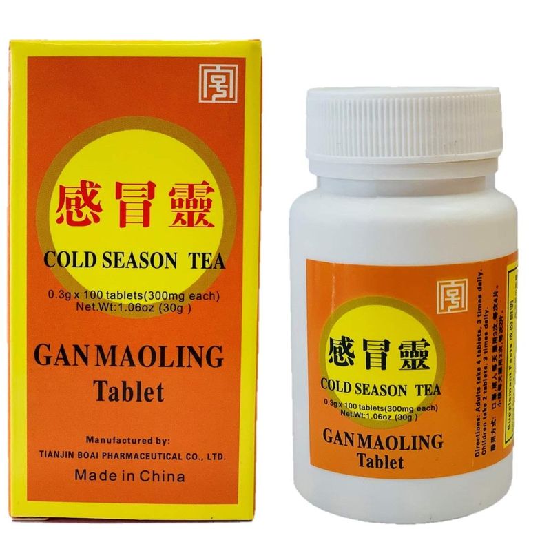 Gan Mao Ling, Helps Relieve During Cold Seasons (100 Tablets) - EveryMarket