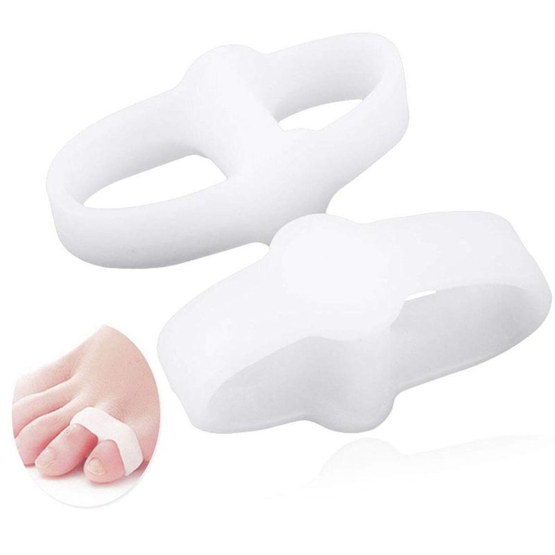 PEDIMEND Double Hole Small Toe Separator - Little Finger Hallux Valgus ...