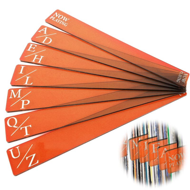 7pcs Vinyl Record Separators, Record Dividers A-Z Acrylic Vinyl Record ...