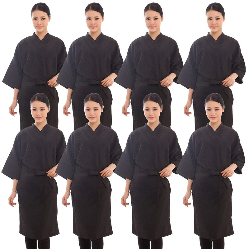 PERFEHAIR Salon Client Gown Robes Cape, Pack of 4, Hairdressing Gown Smock for Hair Stylist to ...