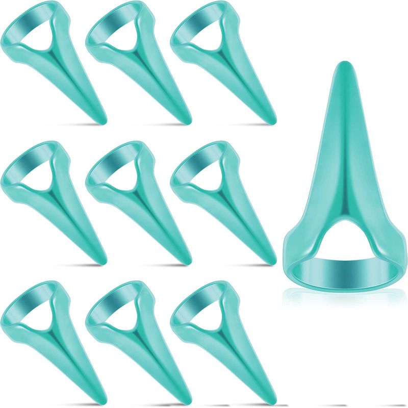 10 Pieces Quick Braid Aid Finger Parting Rings Hair Selecting ...