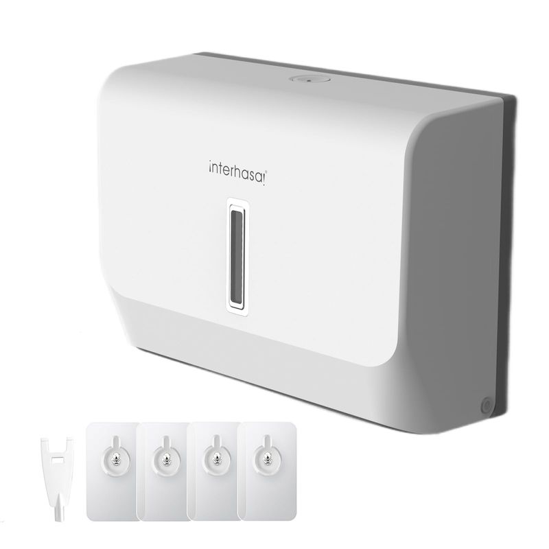 Interhasa Paper Towel Dispenser Wall Mounted Commercial Multi-fold ...