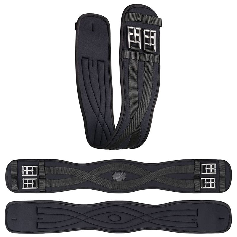 Equinate Amigo Short Girth with Memory Foam Anatomical Saddle Girth ...