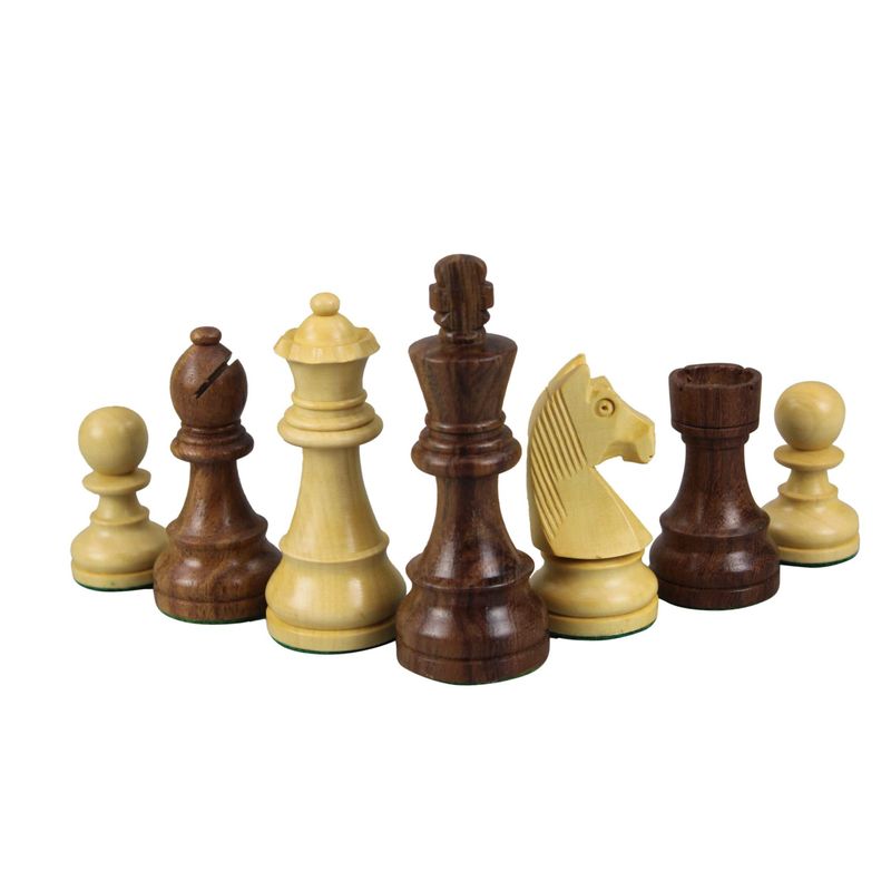 Heavy Weighted Downhead German Staunton Chess Pieces Sheesham Boxwood ...
