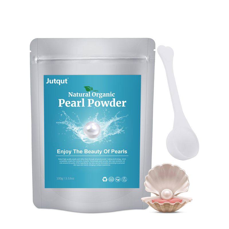 Jutqut Freshwater Pearl Powder Organic, 300g 100% Natural Pearl Powder ...